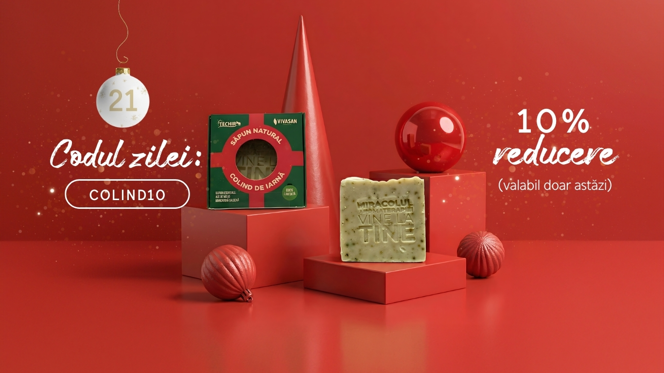21 Decembrie - Săpunul natural Colind de iarnă 🎄 - Techir.ro